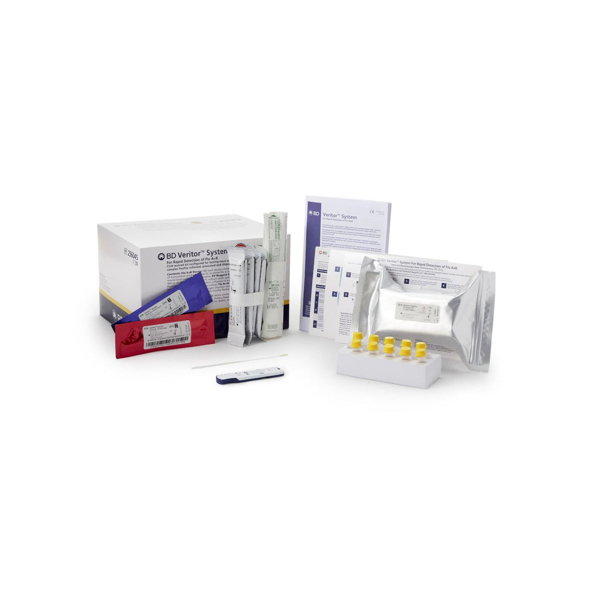 SNT Biotech BD INFLUENZA A+B POC KIT, CLIA WAIVED, 30 TESTS/KIT, 1 KIT ...